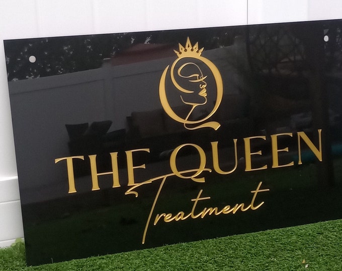 Small Business Sign, Custom 3D Logo Wall Sign, Acrylic Business Signage ...