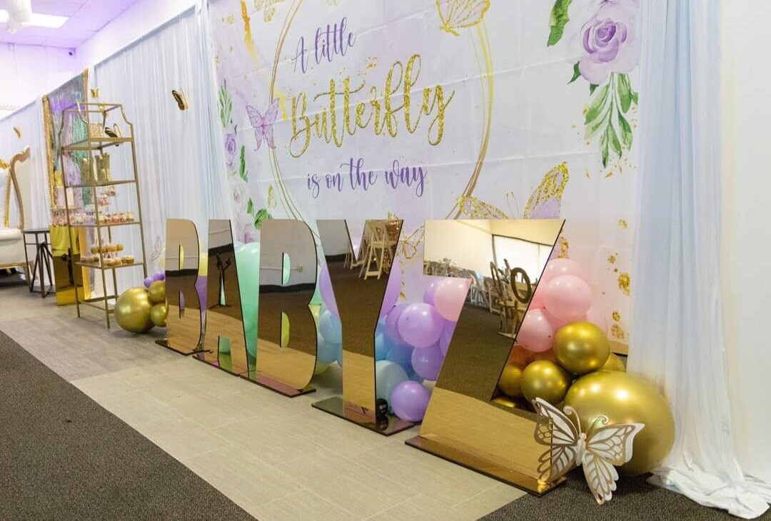 Large Acrylic Marquee Letters and Numbers, Acrylic Backdrop Numbers ...