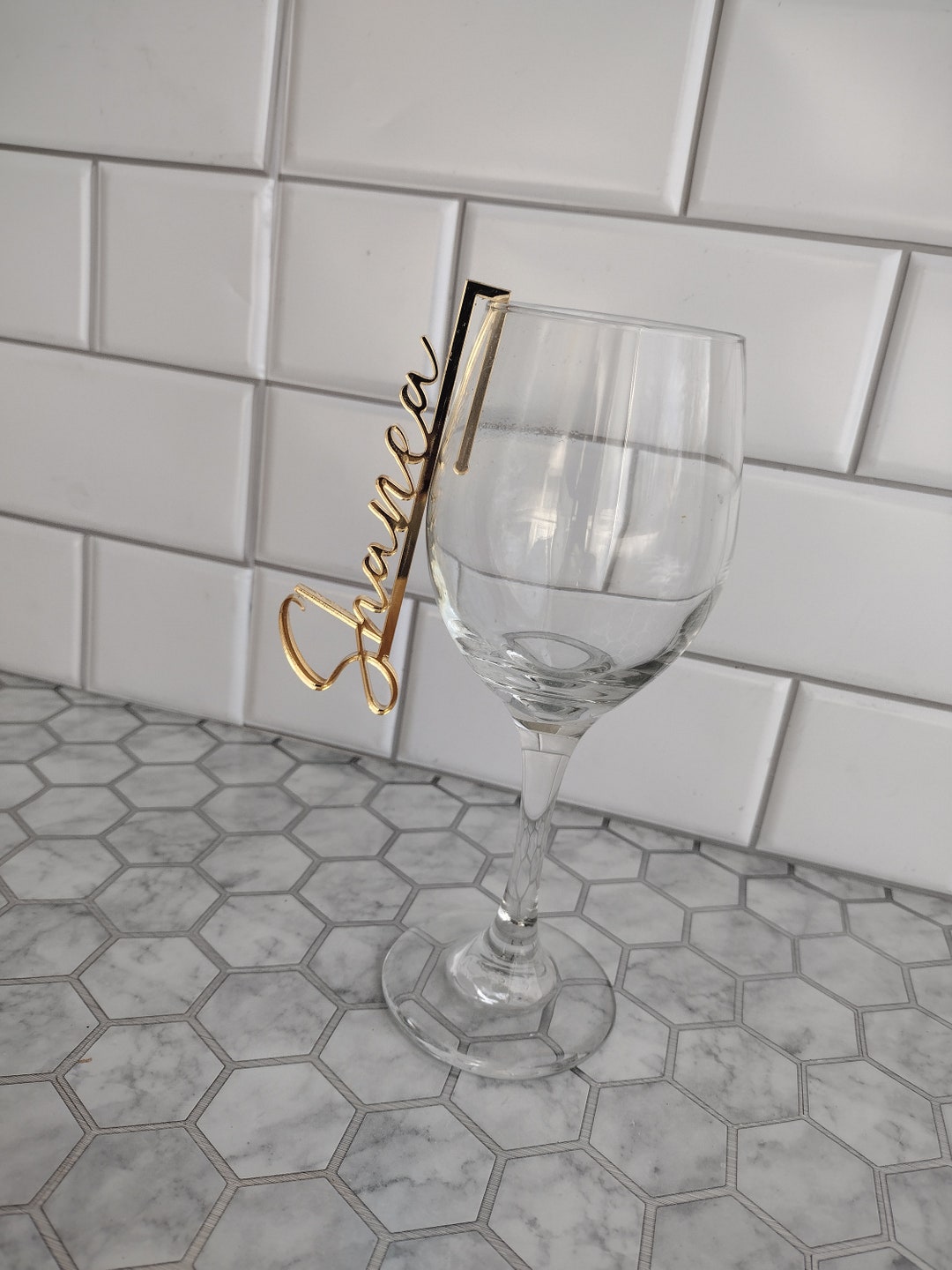 Acrylic Drink Tags, Custom Wine Glass Tag, Wine Glass Charms, Champagne ...