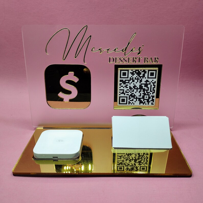 QR Code Sign, Acrylic Business Sign, Business Sign, Qr Code for ...