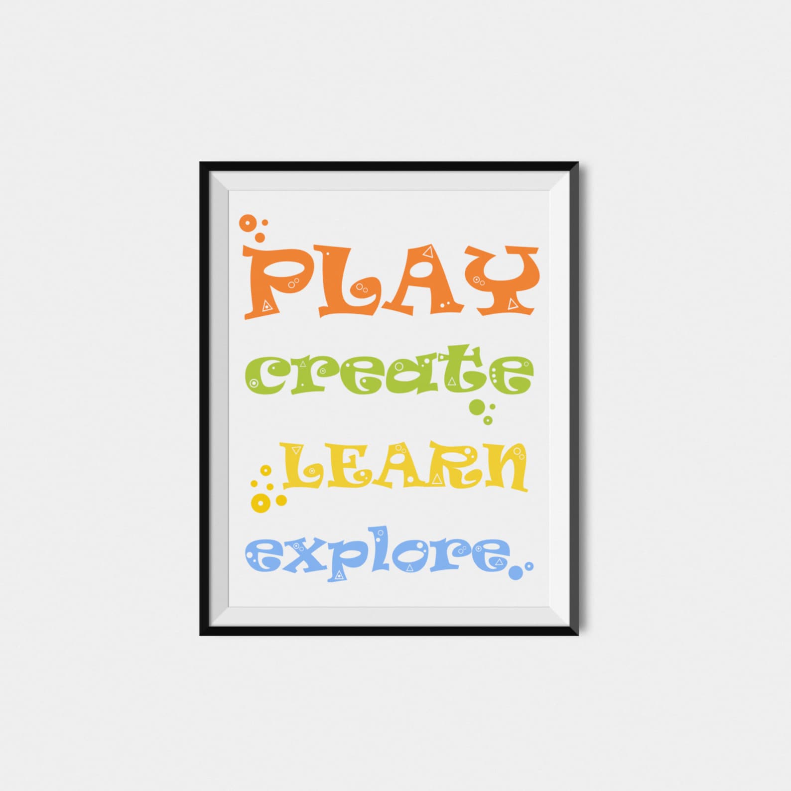 Playroom Wall Art Nursery Quote Print Printable Playroom - Etsy