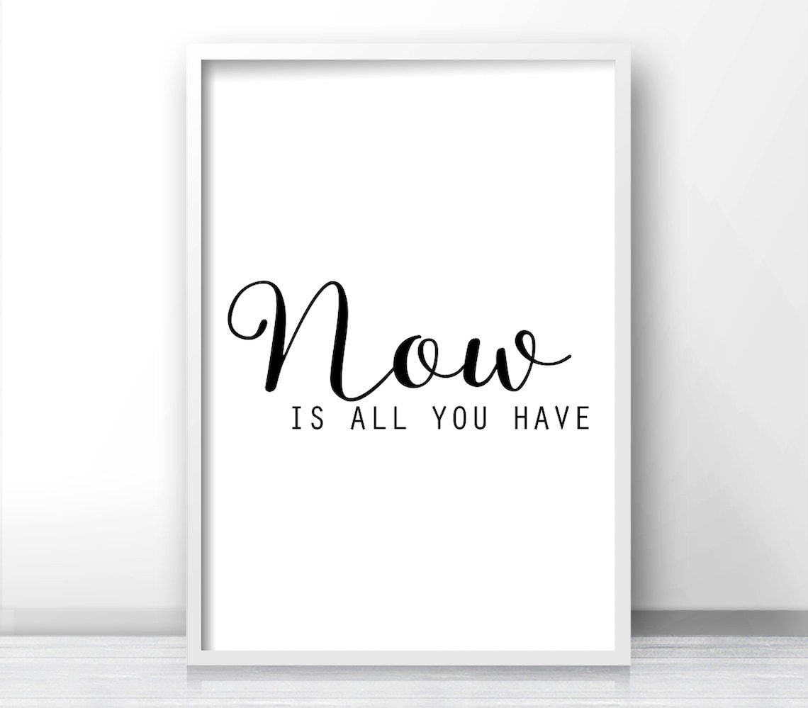 Black and White Art Print Quote Wall Art Digital Download - Etsy