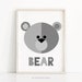 Bear Nursery Art Print, Animal Nursery Print, Digital Download, Nursery ...