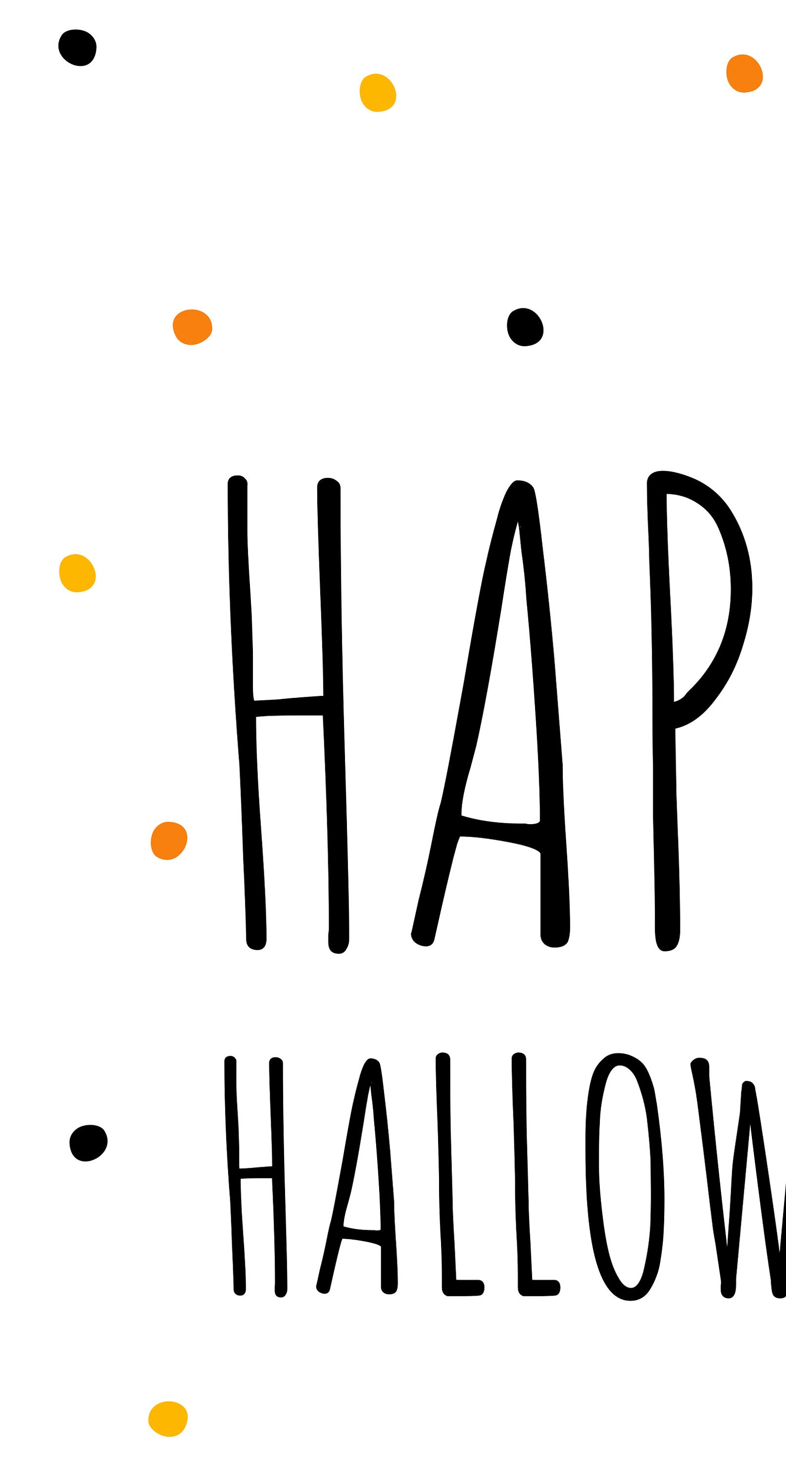 Halloween Print Download Happy Halloween Printable Art | Etsy