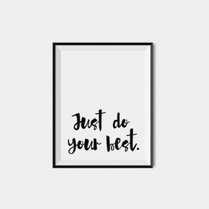 Typography Wall Art Print, Digital Download Art, Instant Download Wall ...