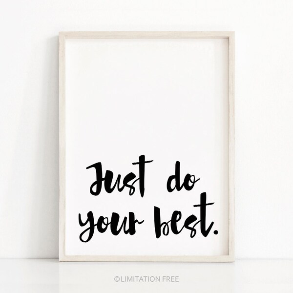 Do Your Best - Etsy