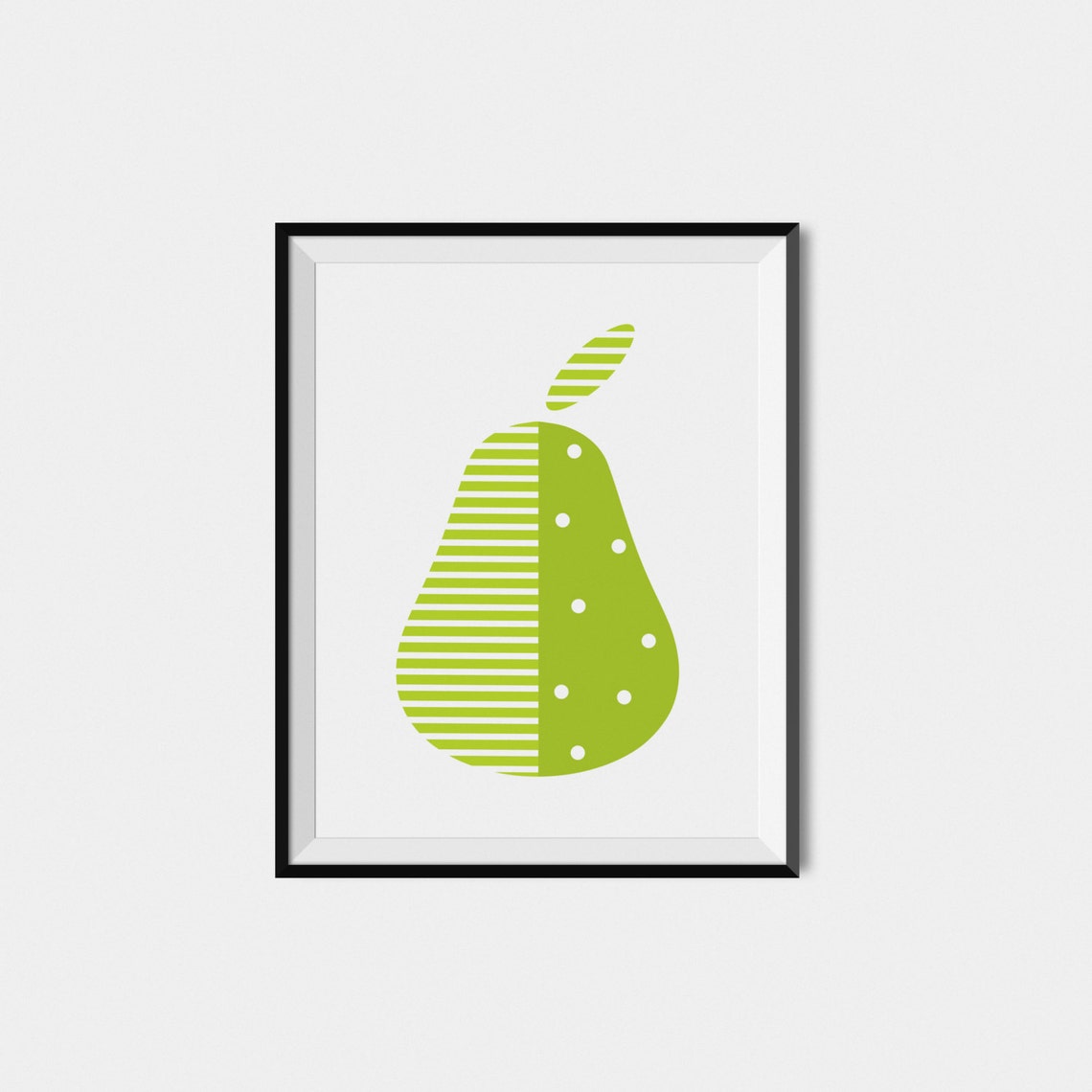 Modern Nursery Art, Pear Nursery Print, Modern Kids Fruit Wall Art ...