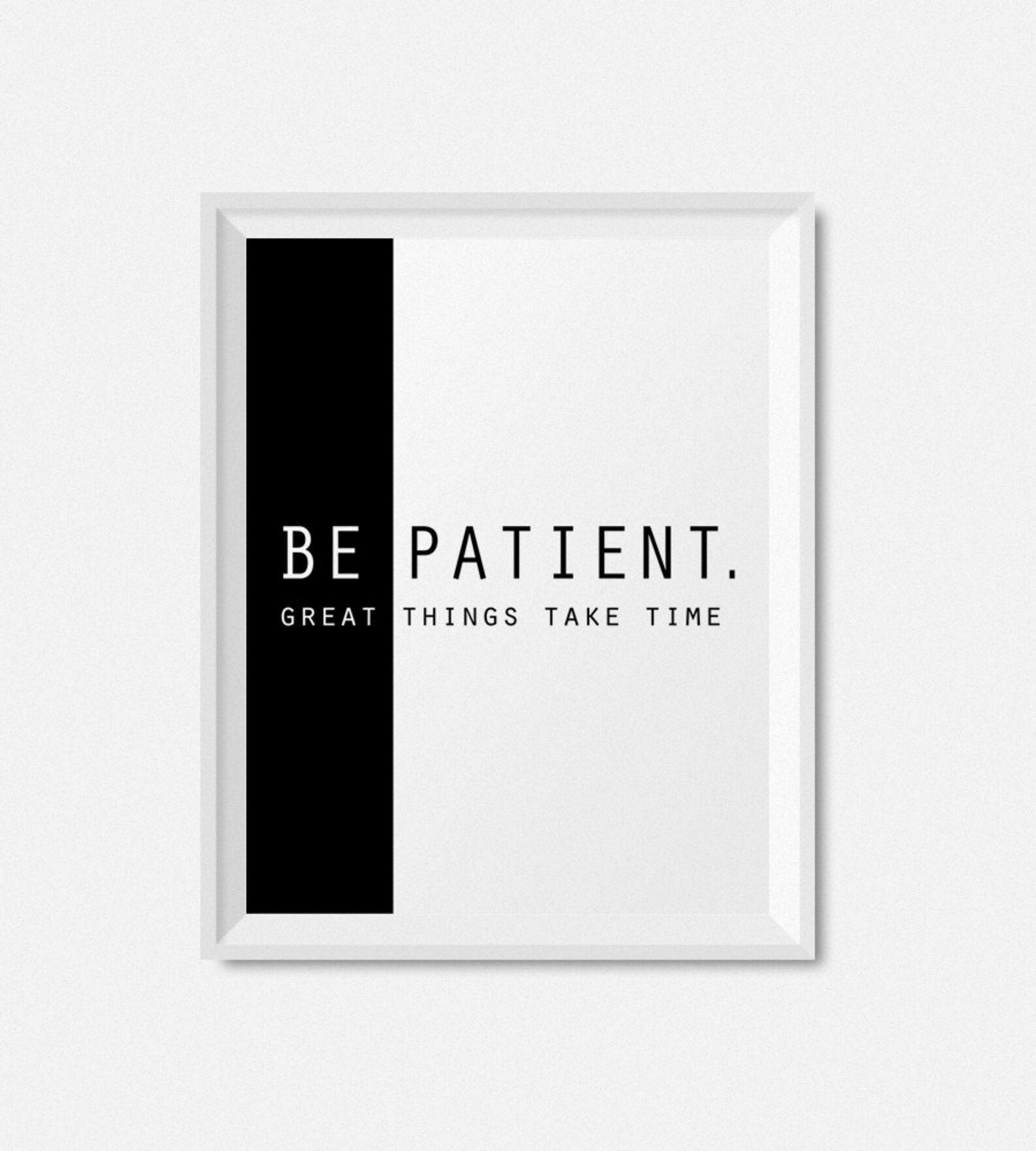 Quote Print Be Patient Instant Download Printable Art - Etsy