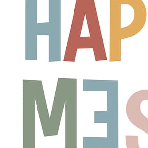 Happimess Kids Print, Printable Playroom Decor, Kids Wall Art, Nursery ...
