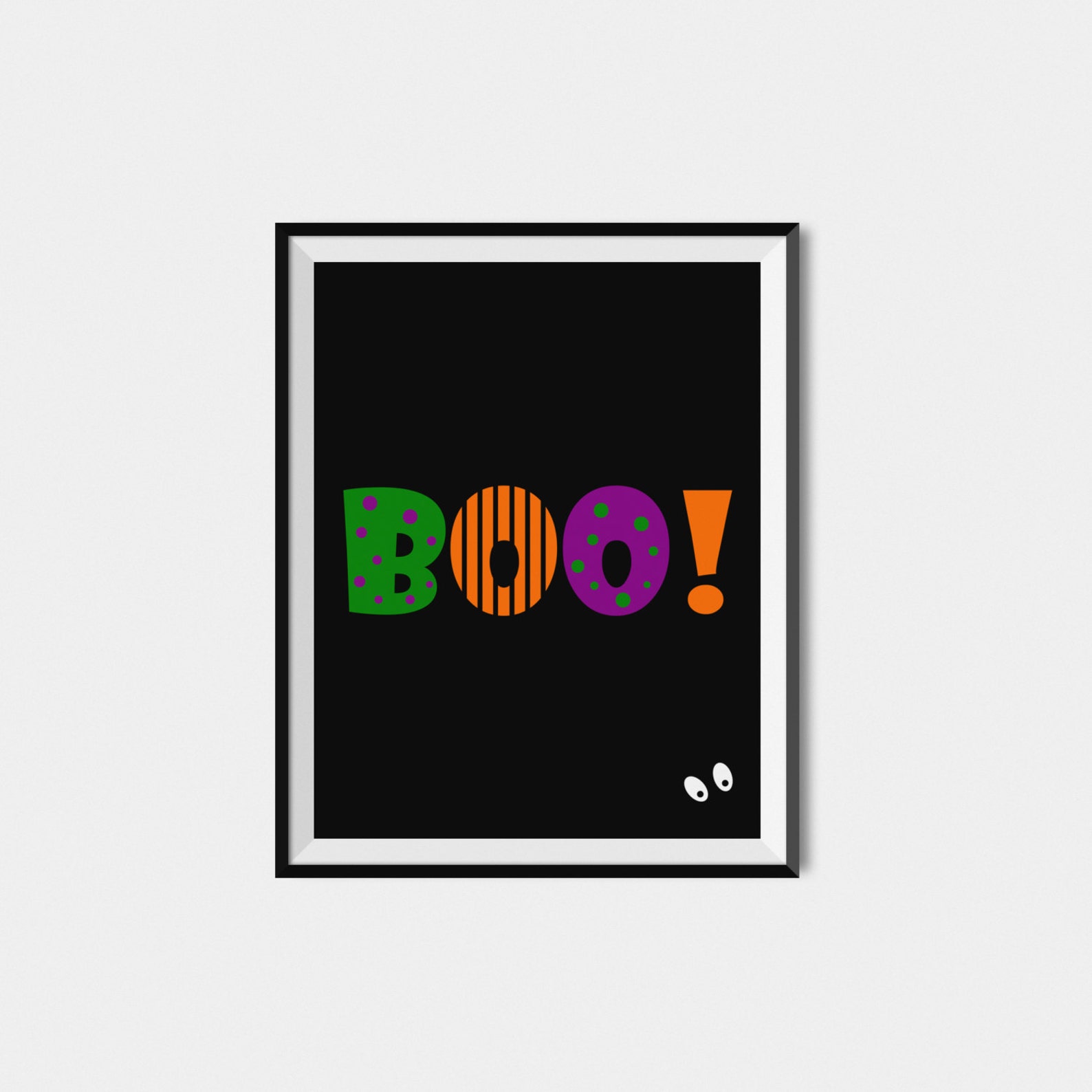 Halloween Printable Decor Boo Sign Halloween Print Digital - Etsy