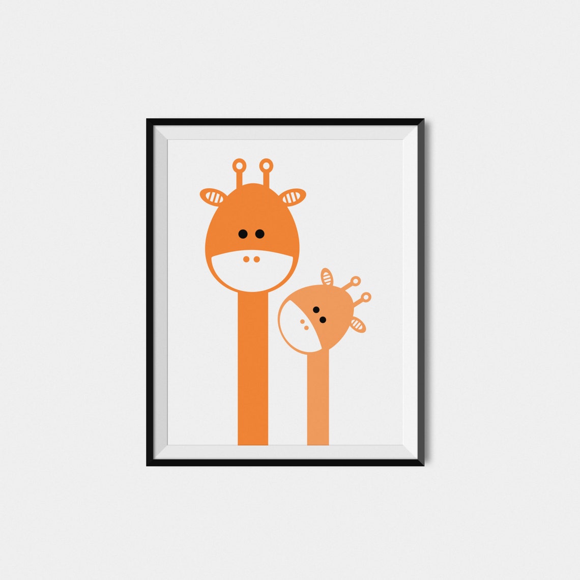 Giraffe Nursery Print Kids Wall Art Printable Animal Nursery | Etsy