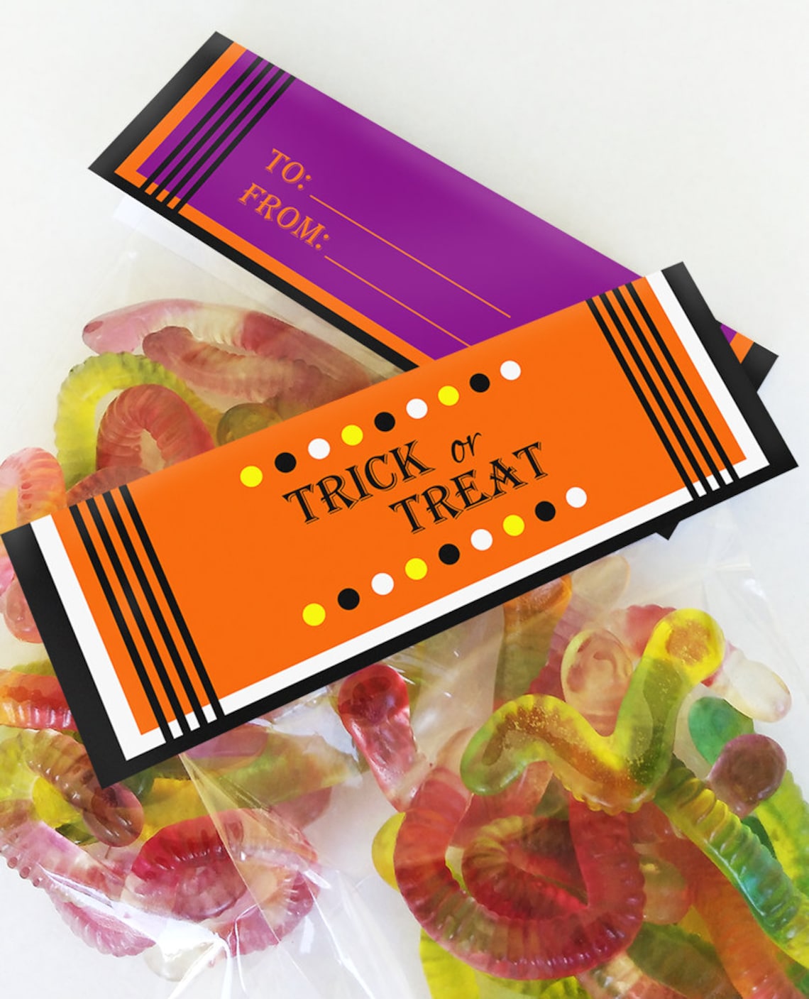 Halloween Printable Candy Bag Topper Instant Download | Etsy
