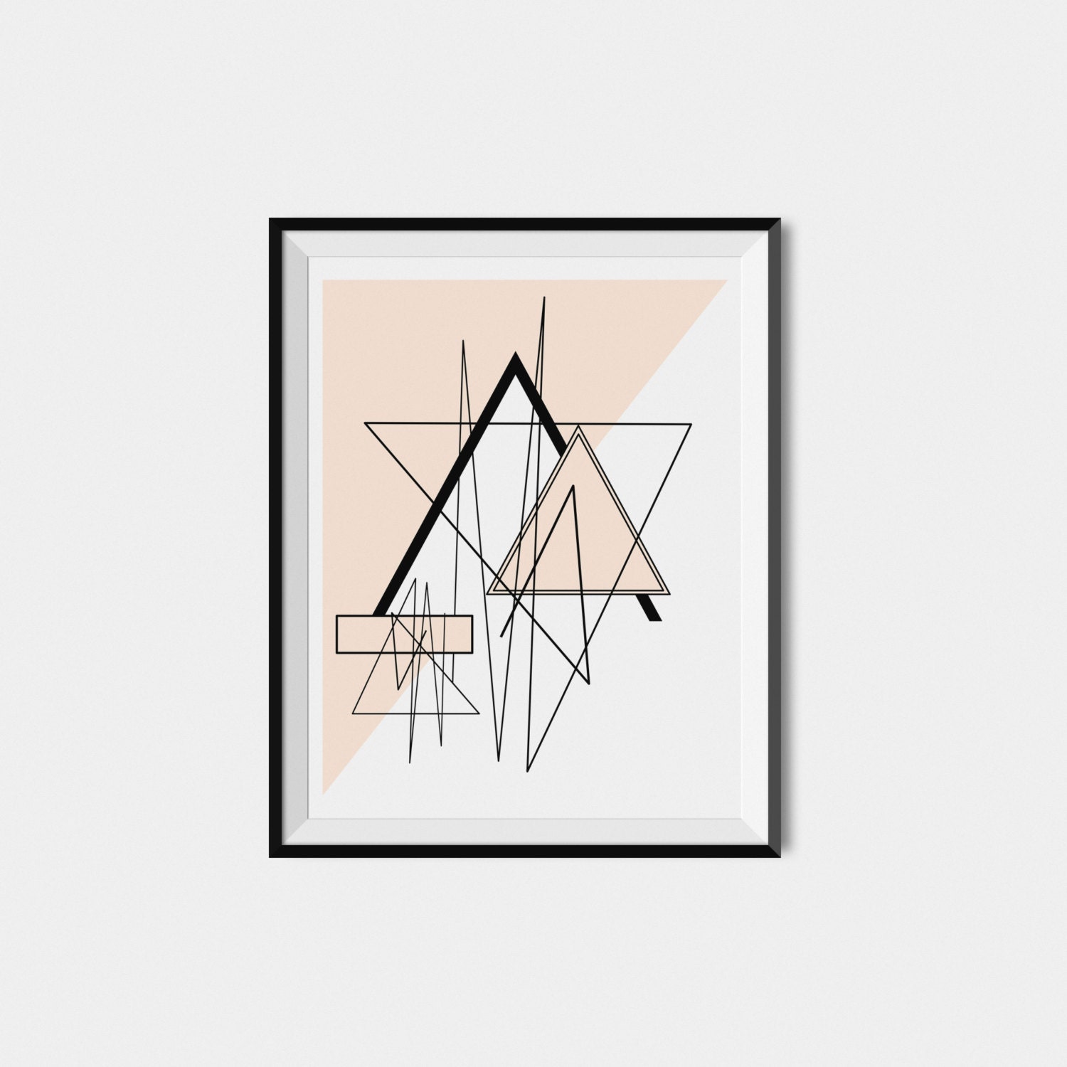 Digital Download Geometric Wall Art Printable Art Modern | Etsy