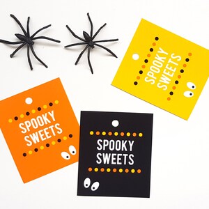 Halloween Treat Tags, Digital Download, Halloween Tags, Printable ...