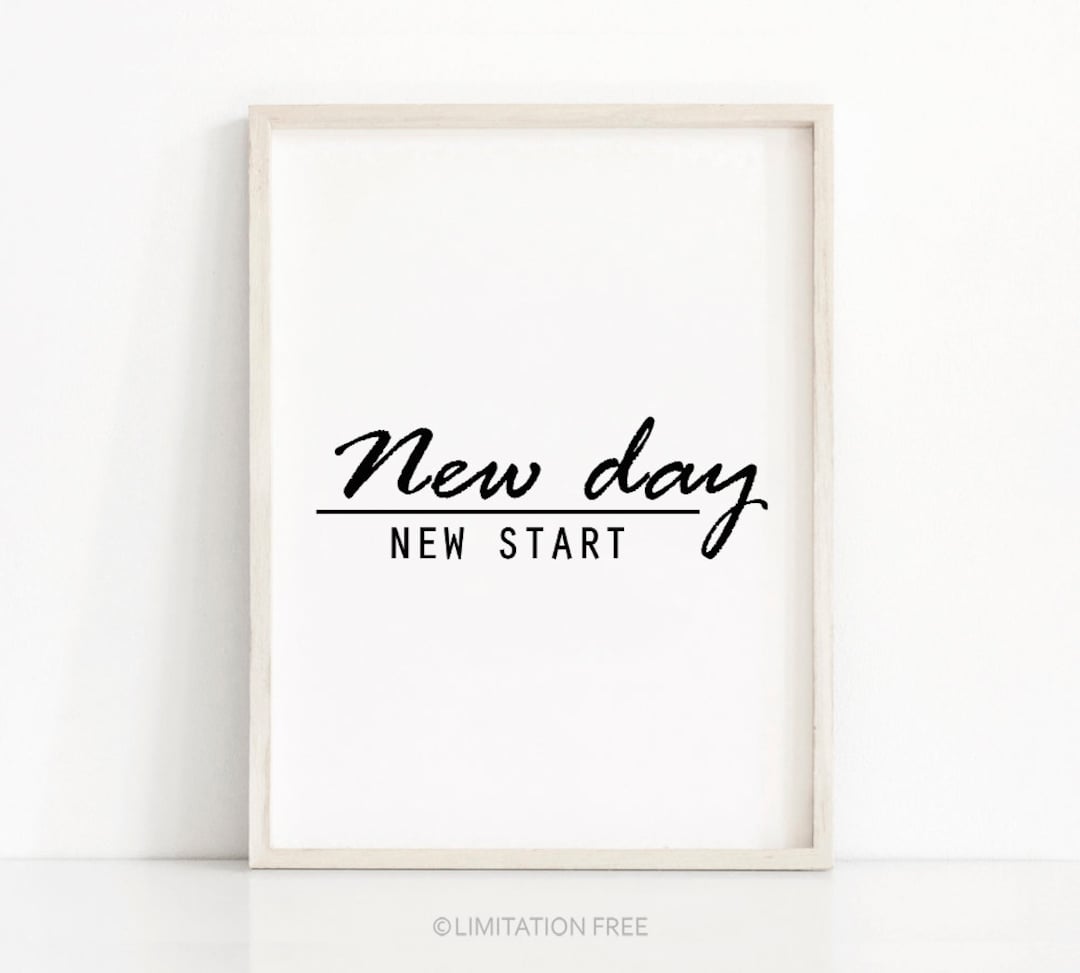 Inspirational Wall Art Printable, Motivational Quote Wall Print, Black ...