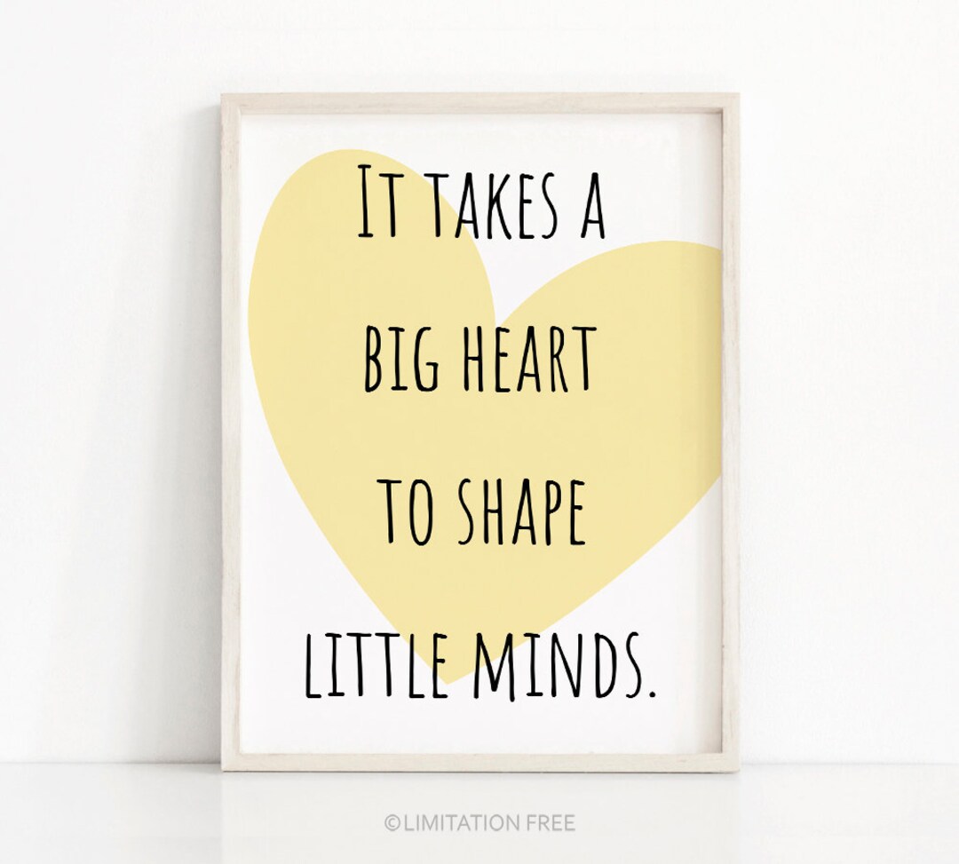 Teacher Appreciation Gift, Teacher Gift Idea, Digital Download Quote ...