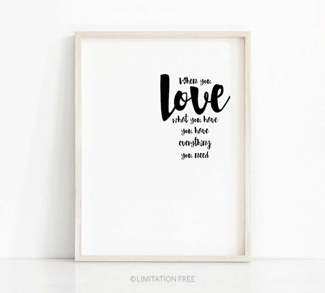 Instant Download Printable Art, Wall Print Quote, Digital Download Art ...
