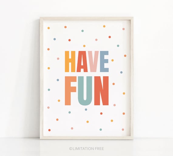 Kids Wall Art Printable Nursery Art Kids Room Art Playroom | Etsy