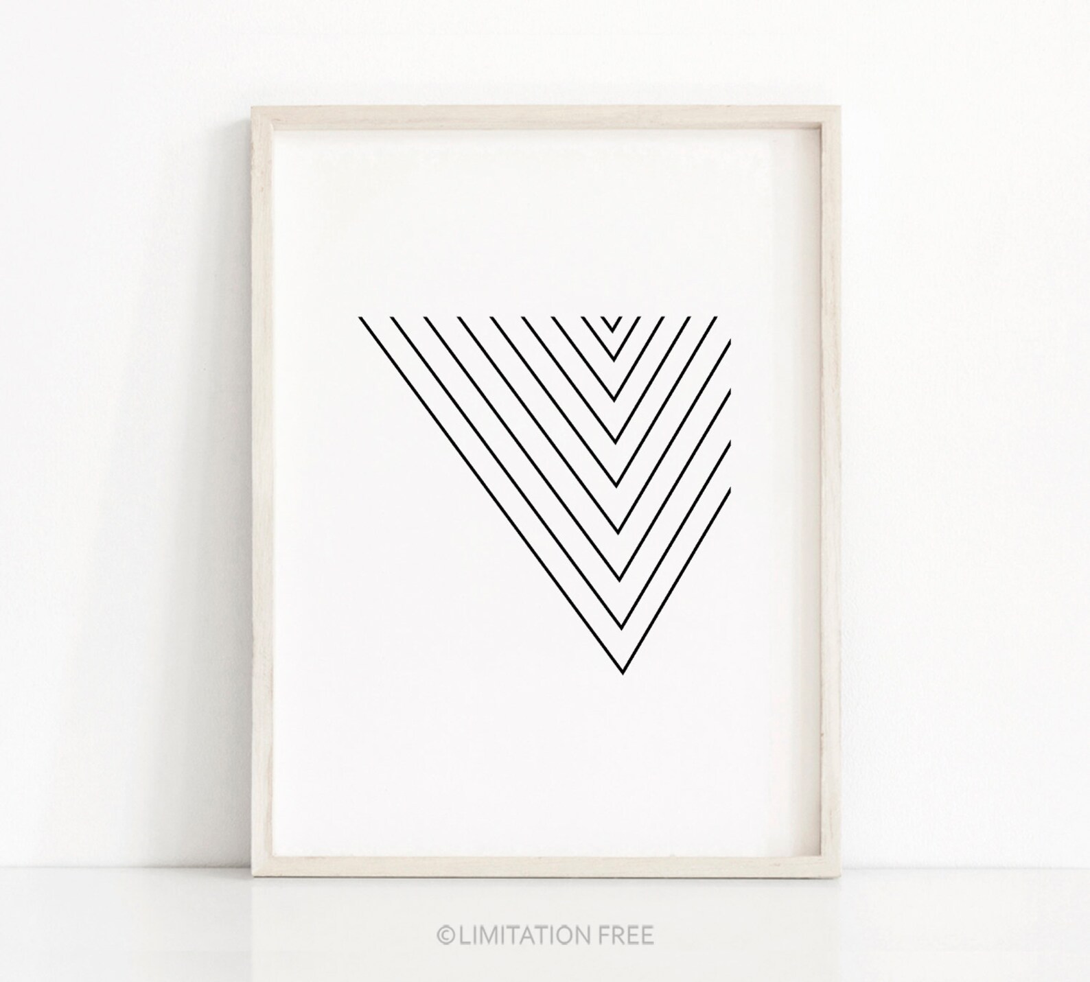 Minimalist Wall Art Black Stripes Printable Art Download - Etsy