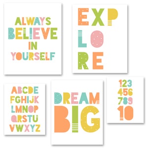 Playroom Decor, Nursery Wall Art, Kids Print, Nursery Print, Kids Wall ...