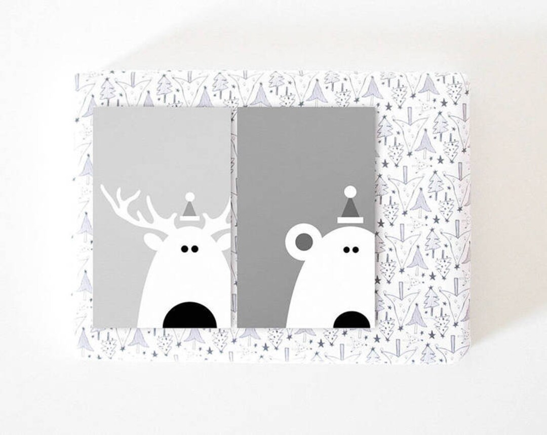 Printable Christmas Tags, Instant Download Christmas Gift Tags ...