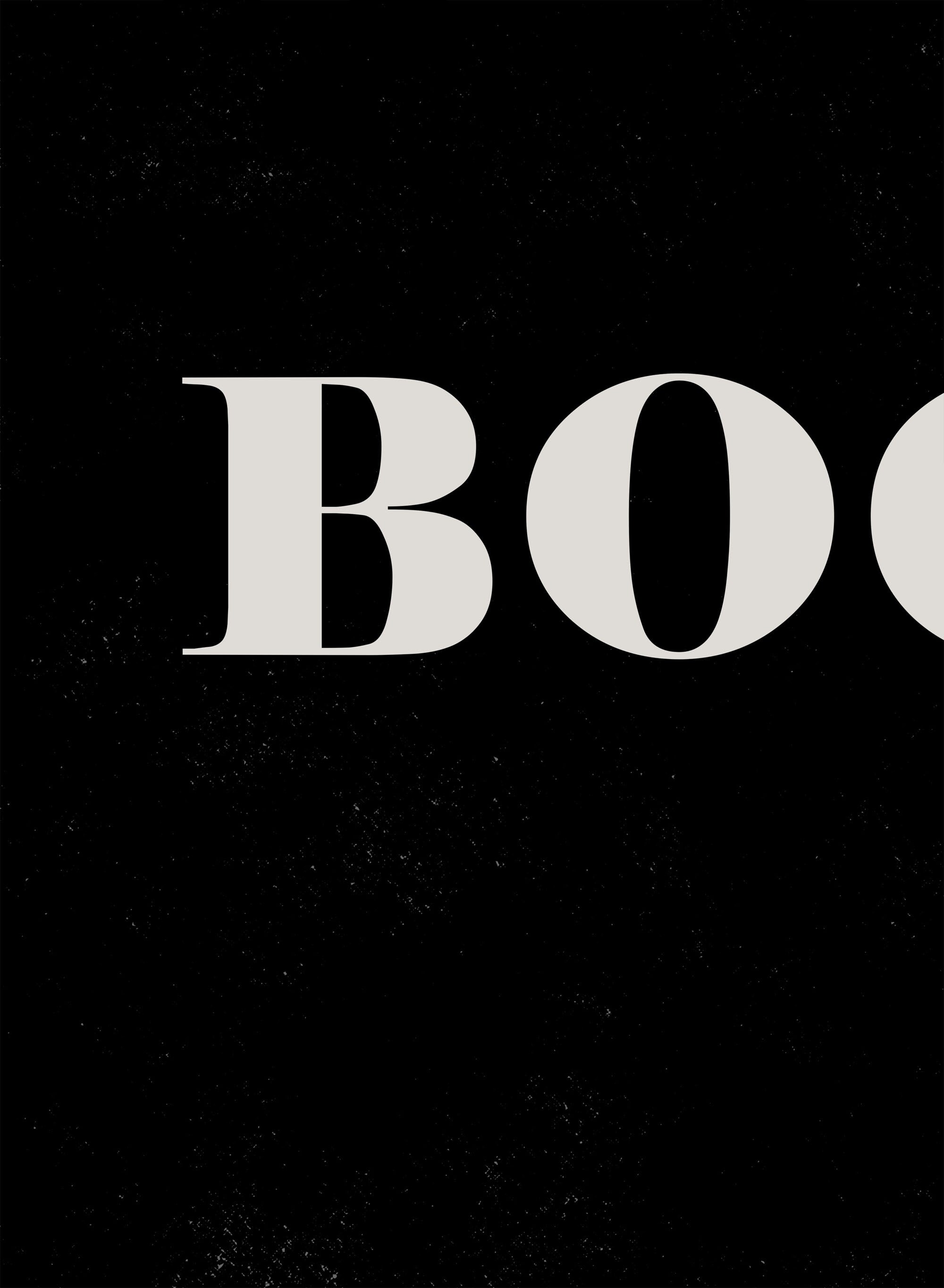 Printable Boo Sign Minimal Halloween Print Modern Halloween | Etsy