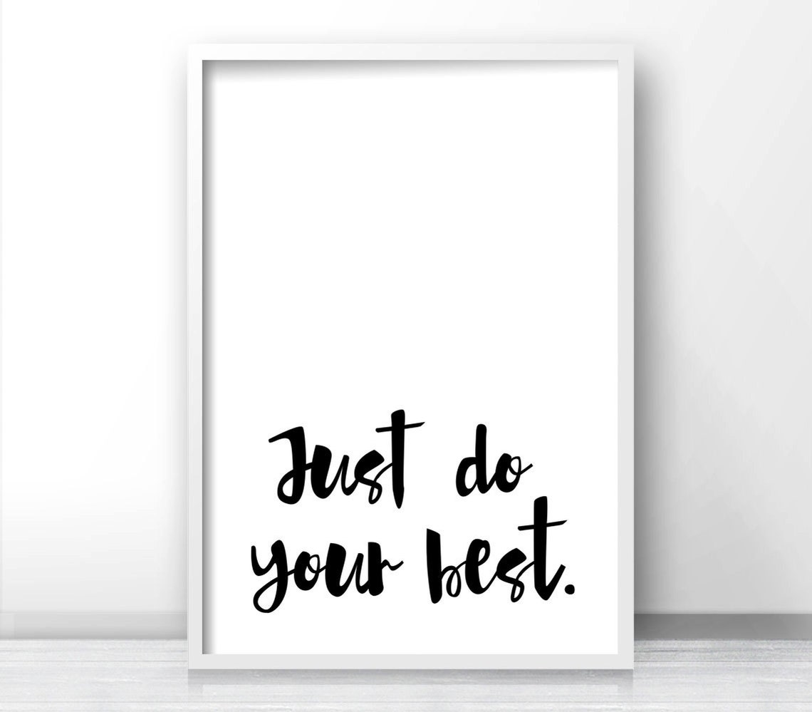 Typography Wall Art Print, Digital Download Art, Instant Download Wall ...