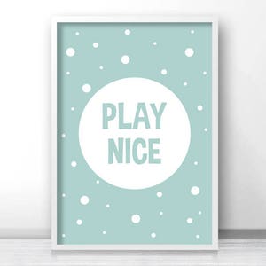 Digital Download Nursery Print, Instant Download Playroom Decor, Kids ...