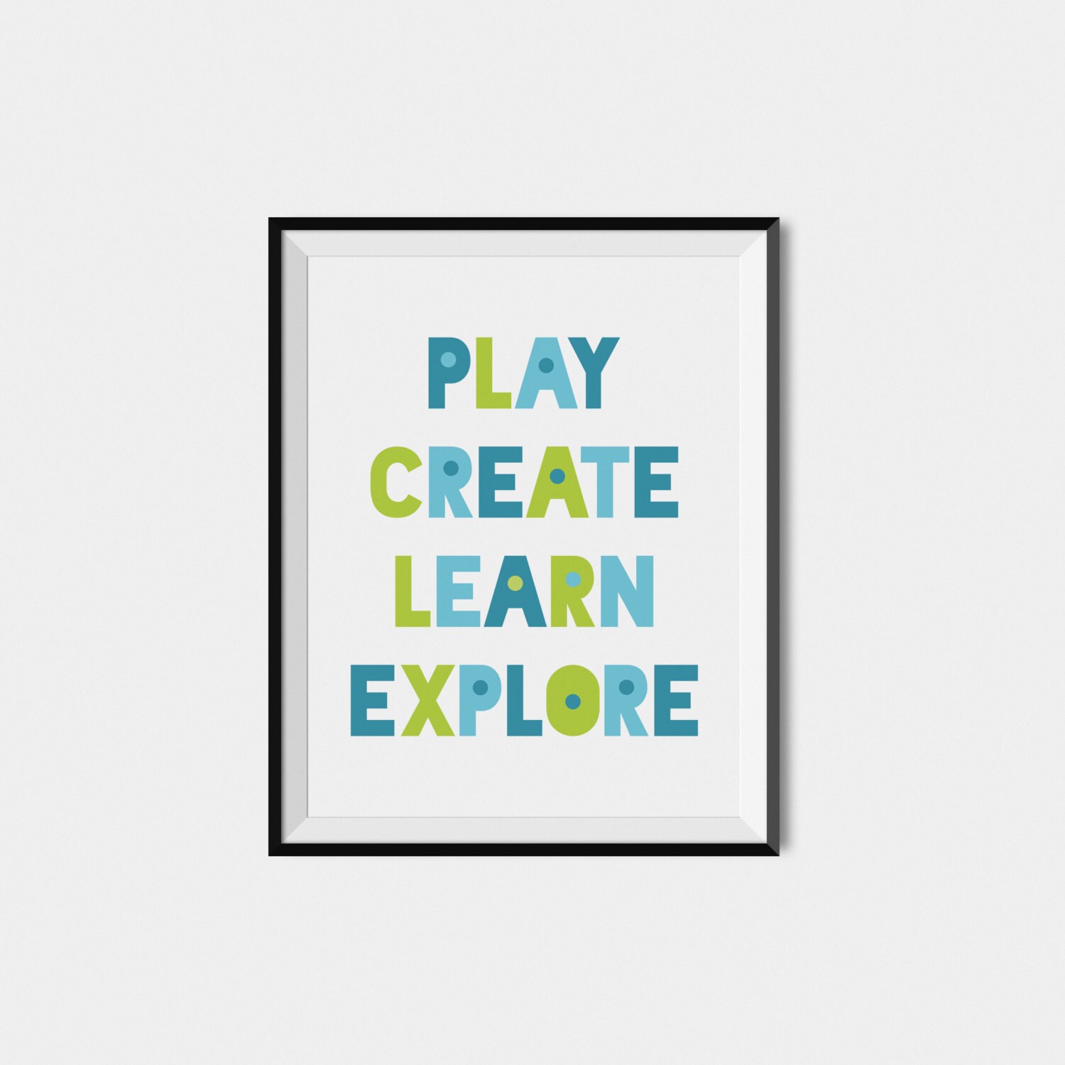 Printable Kids Wall Art Playroom Wall Art Prints Alphabet | Etsy