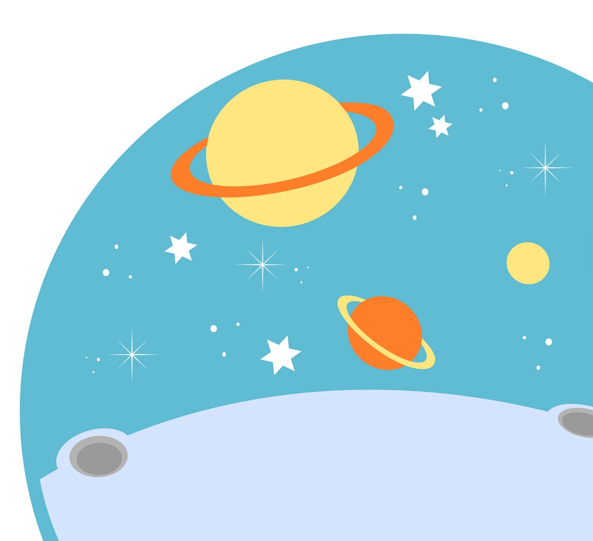 Baby Boy Nursery Wall Art, Outer Space Nursery Decor, Boys Wall Art ...