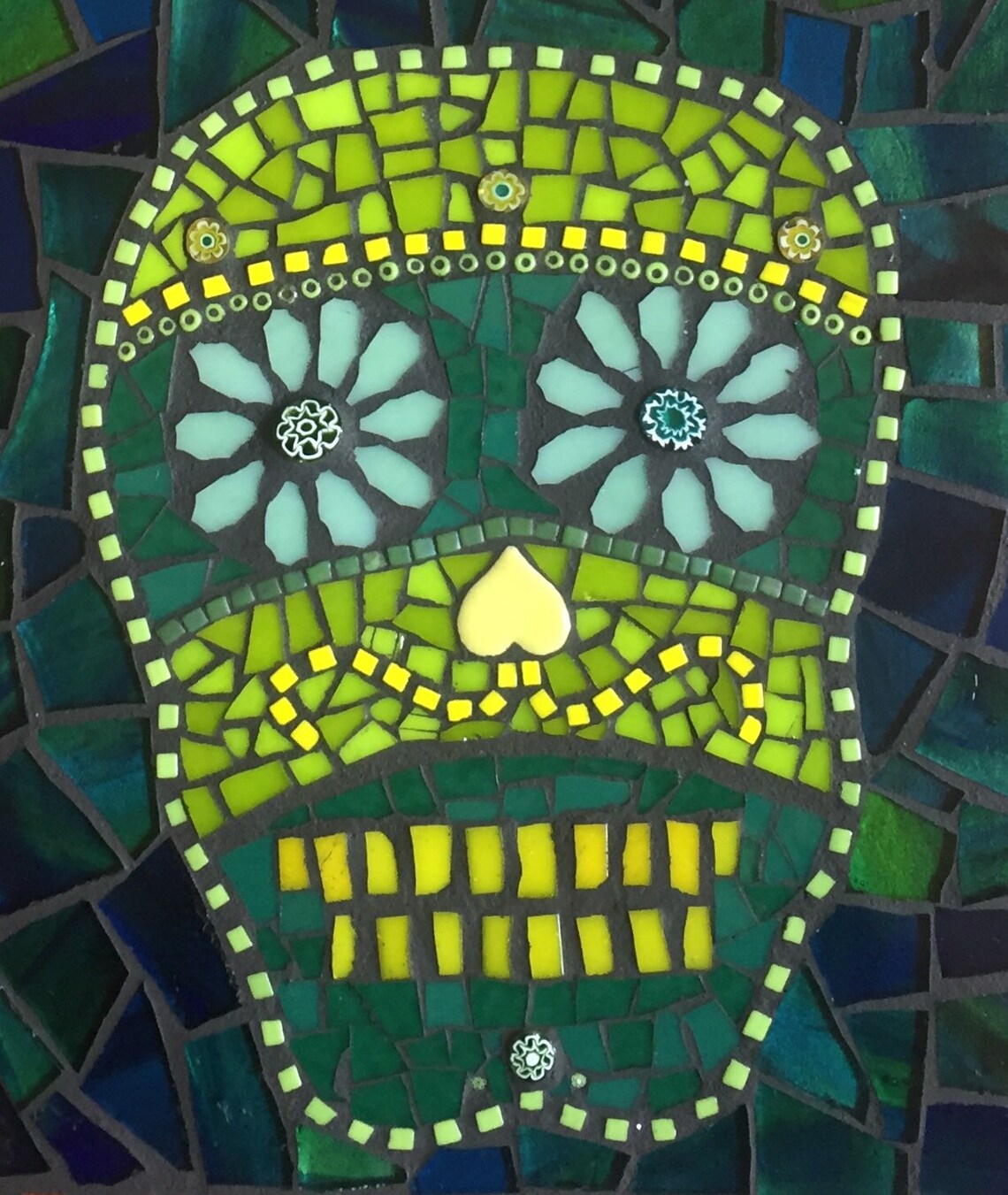 Blue Green Tezcatlipoca - Etsy