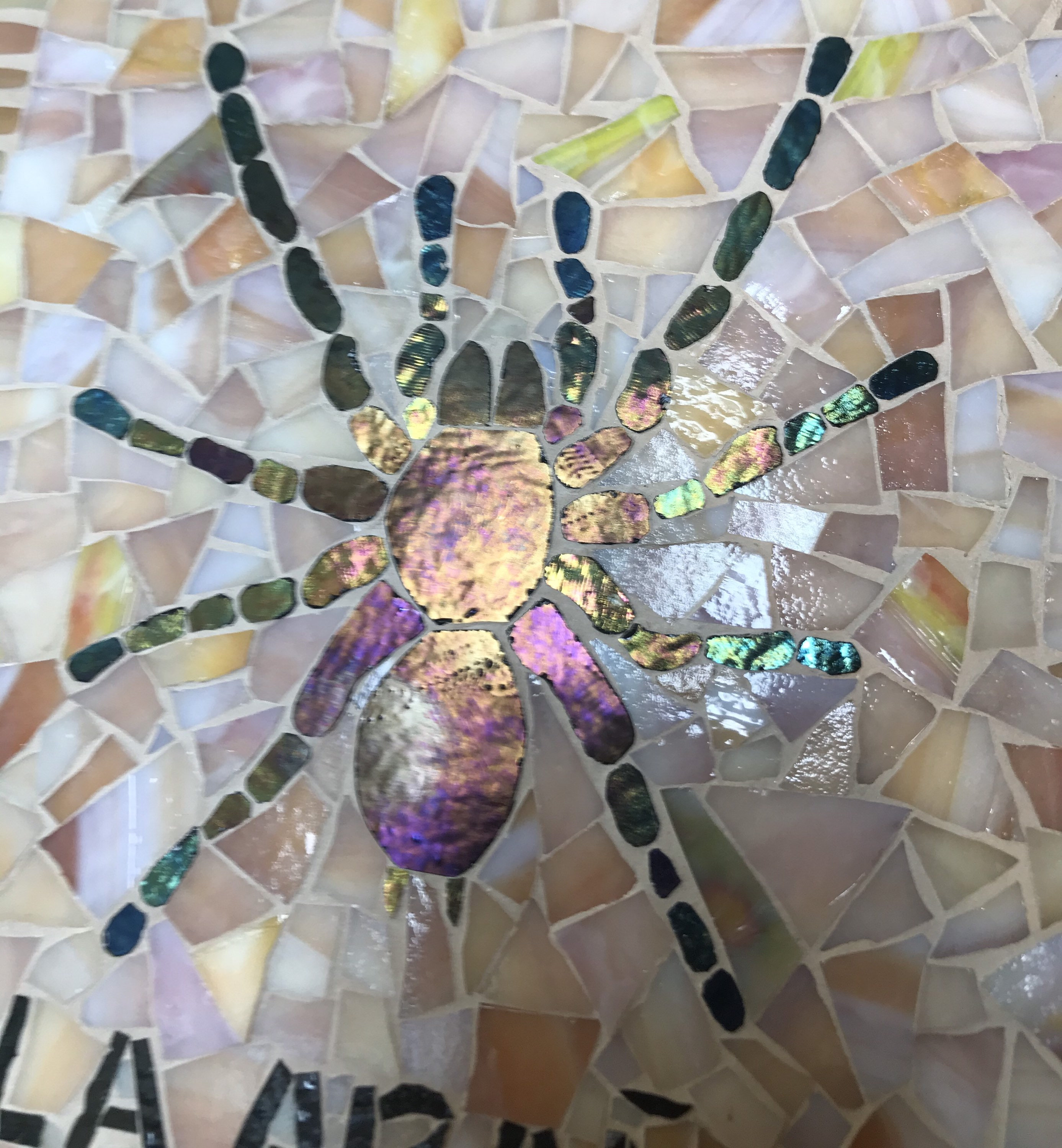 La Araña Mosaic Wall Art: Mexican Loteria Spider Plaque - Etsy