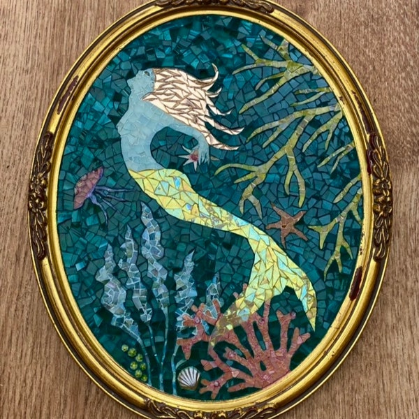 Mosaic Mermaid - Etsy