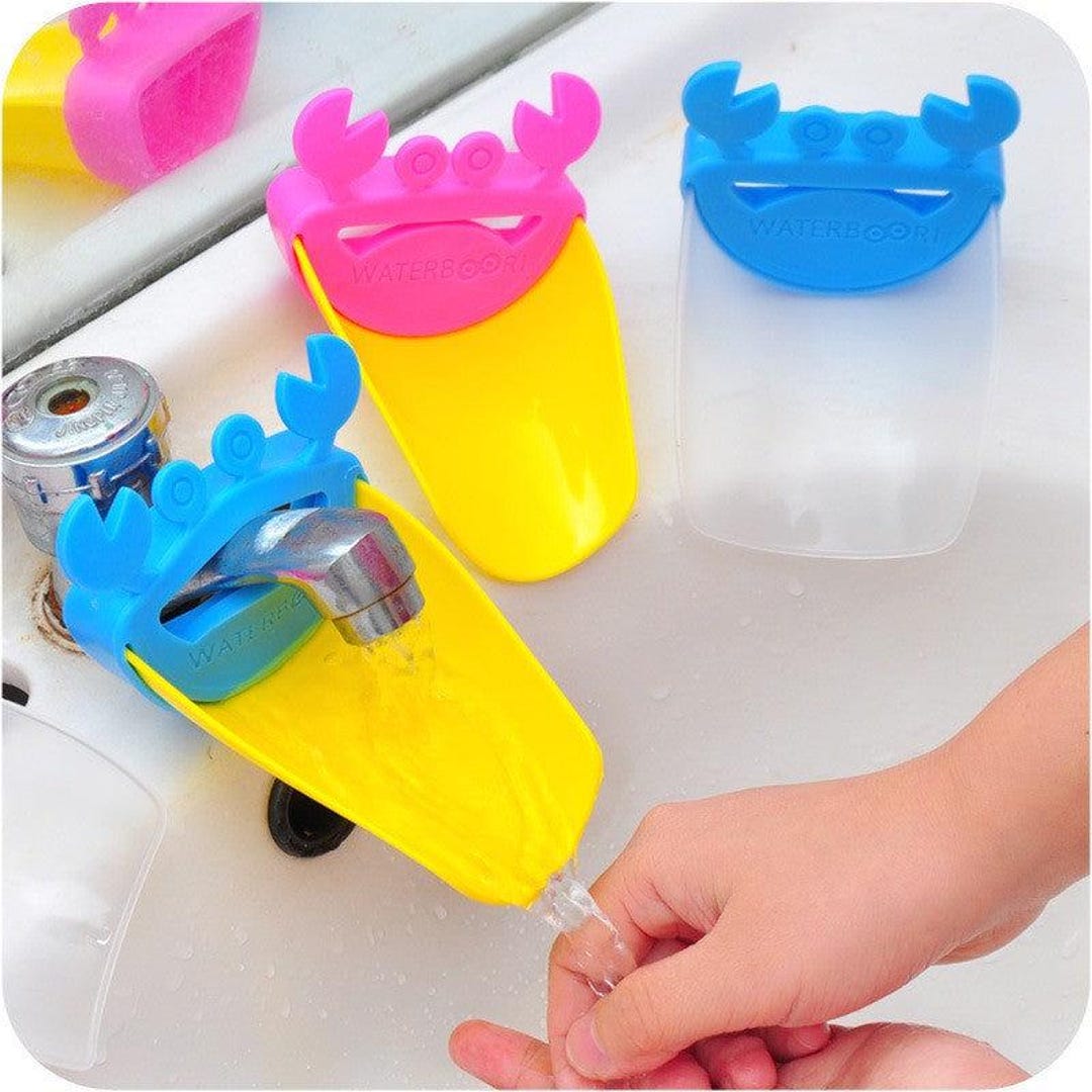 Set of 3 Bathroom Sink Faucet Extender Assistant Hand Washing for Kids ...