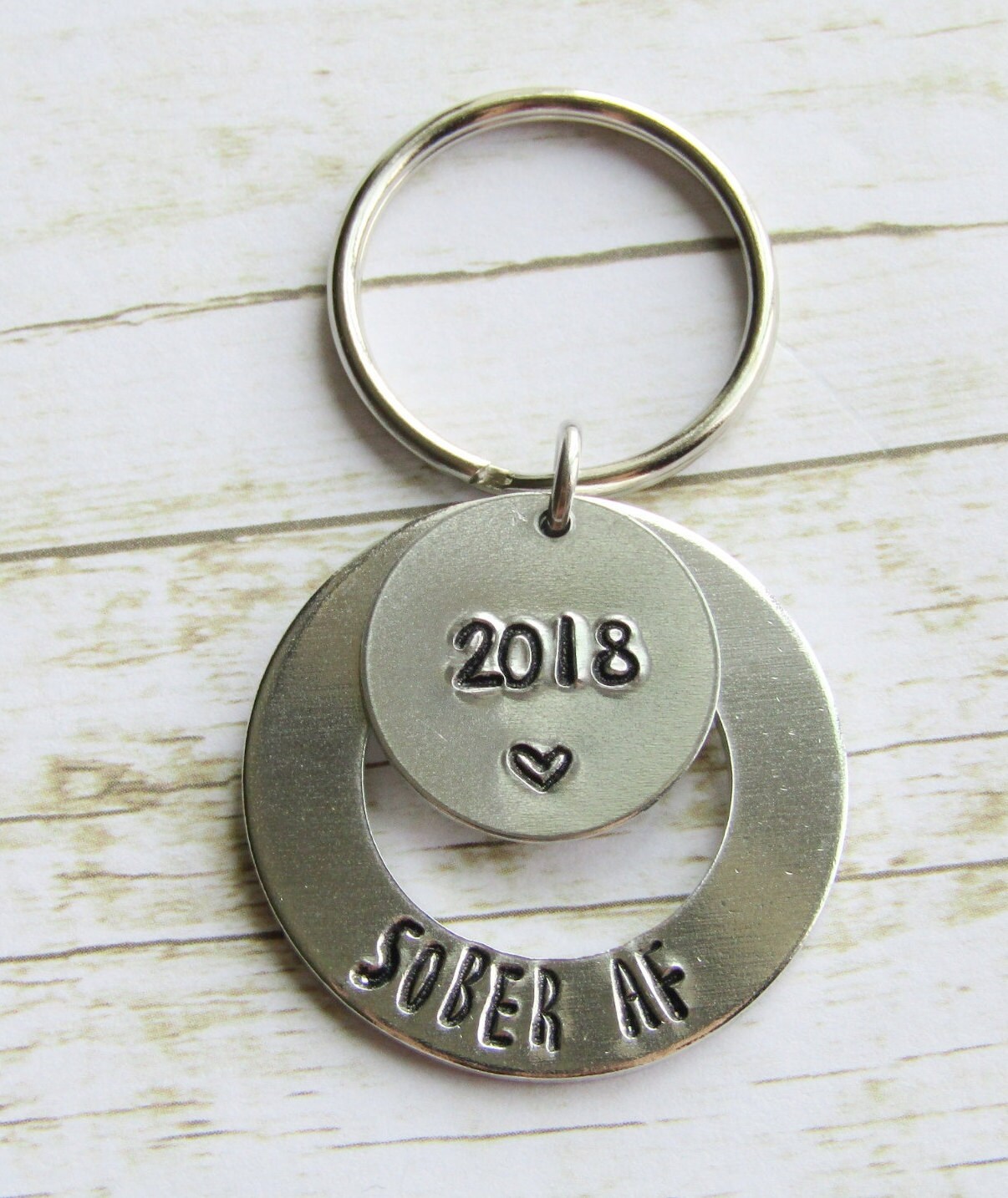 Sober AF Keychain Sobriety Gift Recovery Gift Sober AF - Etsy