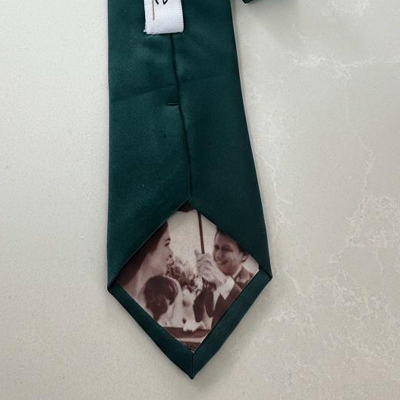 Personalised Cream Tie - Etsy