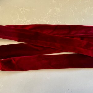 Red Velvet Sash for Flower Girl Dress, Merlot Wine Coloured Bow for ...