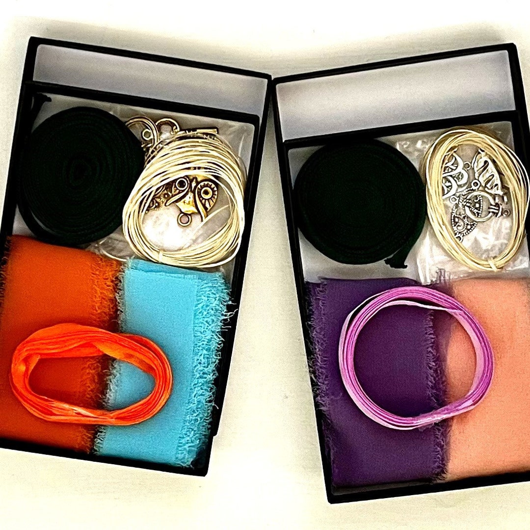 DIY Handfasting Ribbon Cord Kit: Celtic Wedding Ceremony, 6 Charms ...