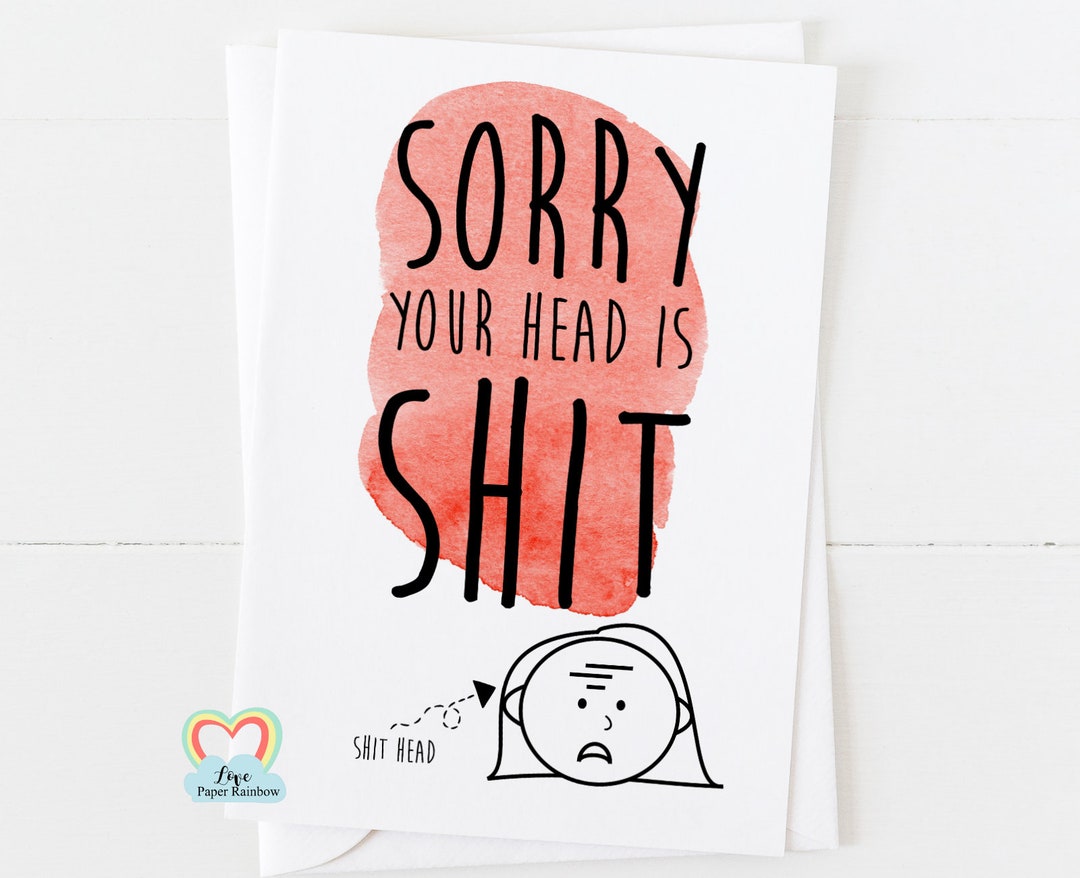 Migraine Headache Headache Card Migraine Card Get Well - Etsy