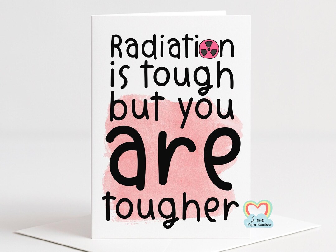 Radiation Therapy Card | Starting Radiation Card | Radiation is Tough ...