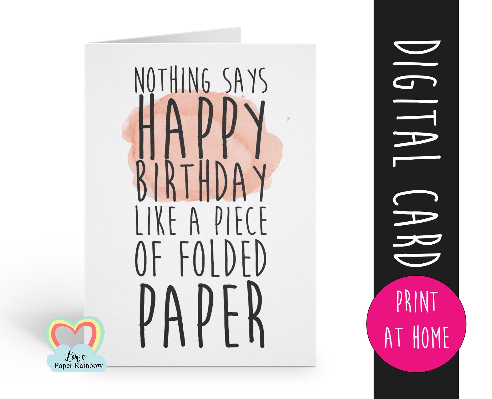 Happy Birthday Free Printable Card Templates Free Printable Woodland 