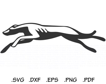 Greyhound stencil | Etsy
