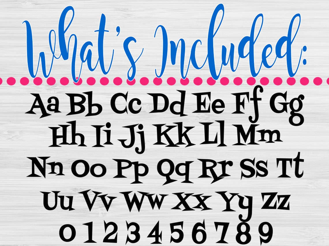 Atomic Age Font Design Files Silhouette Studio Cricut | Etsy