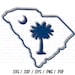 South Carolina SVG, South Carolina State Outline, Palm Tree, SVG Files ...