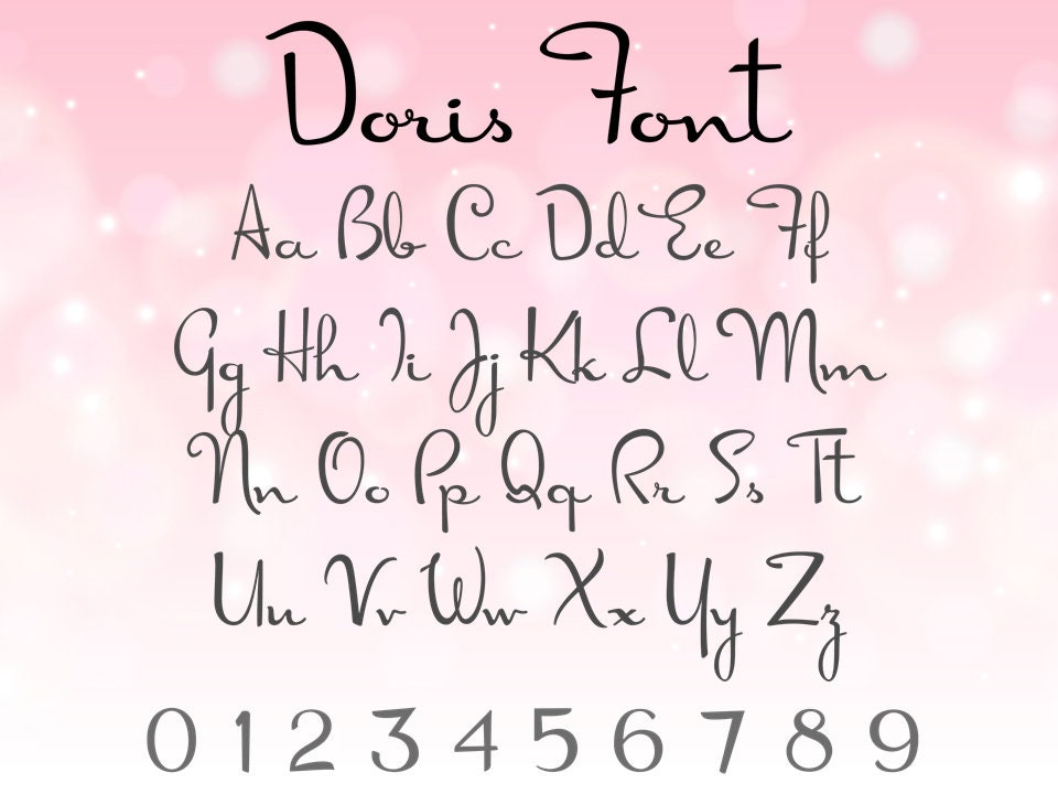 SVG Font Bundle Download Collection Silhouette Font Bundle | Etsy