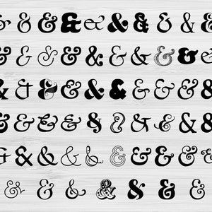 Ampersand SVG, Modern Calligraphy SVG, and Svg, Handlettered and Symbol ...