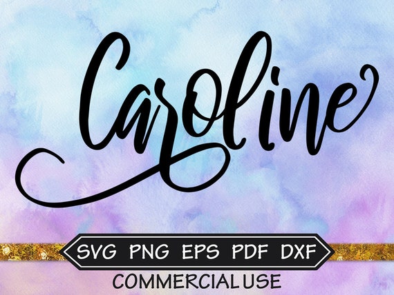 Caroline Font Wedding Svg Font Cricut Script Font Cursive - Etsy
