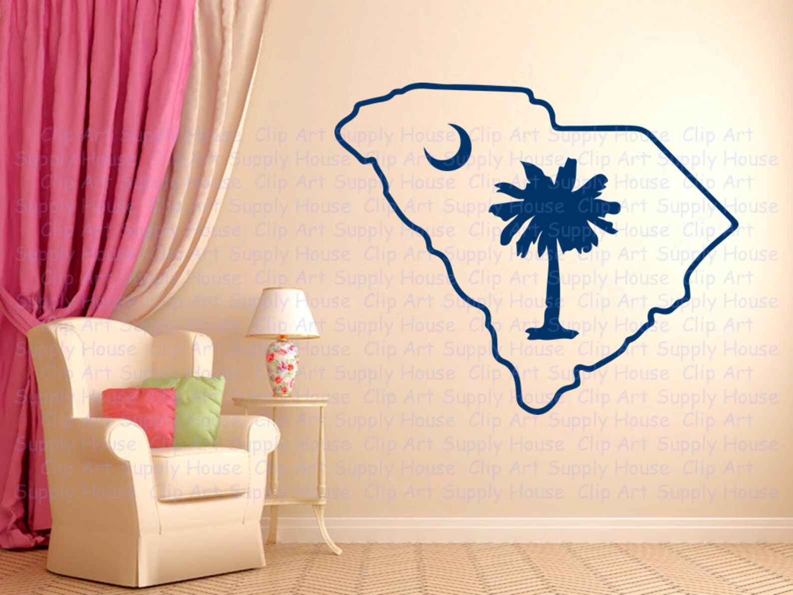 South Carolina SVG, South Carolina State Outline, Palm Tree, SVG Files ...
