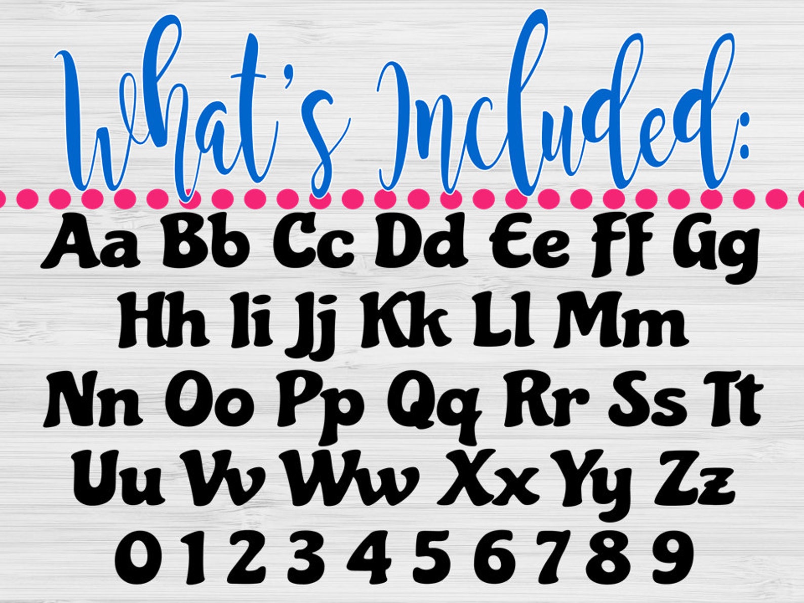 Candy Font Design Files for Use With Your Silhouette Studio or Cricut ...