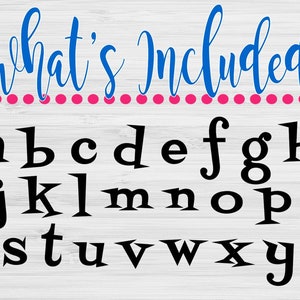 Atomic Age Font Letter Design Files, Silhouette Studio, Cricut Design ...